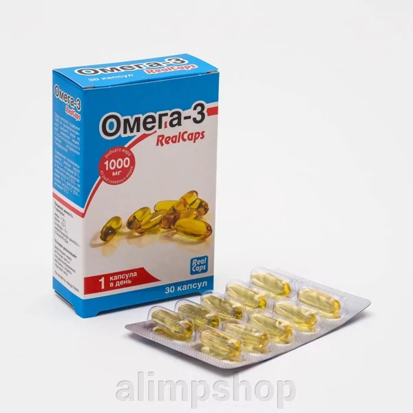 Омега-3 RealCaps, 30 капсул по 1400 мг (149320218) купить с доставкой ...