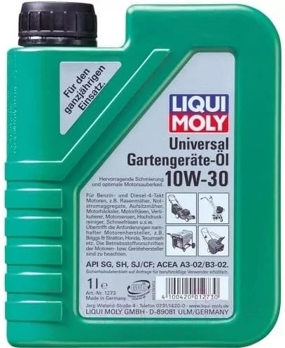 Масло моторное для газонокосилок UNIV. 4-TAKT gartengerate-OL 10W-30 1л 1273 (176527849) купить ...