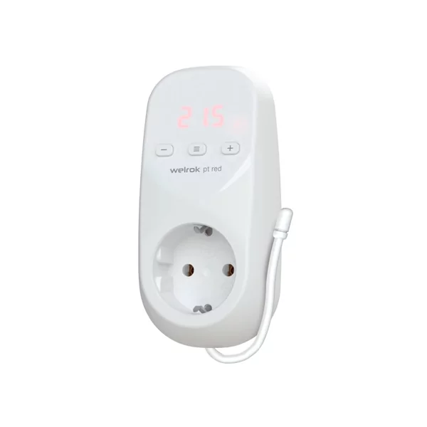 Терморегулятор для обогревателей Welrok pt red (в розетку) купить за 11019.04 тг в Астане (Нур ...